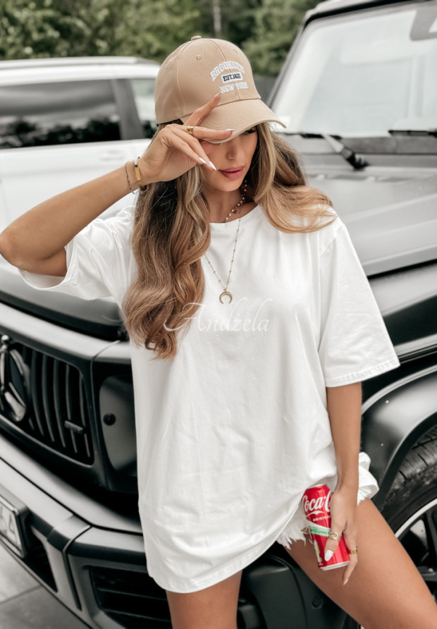 Kappe Brooklyn New York Beige - Andżela Online Shop