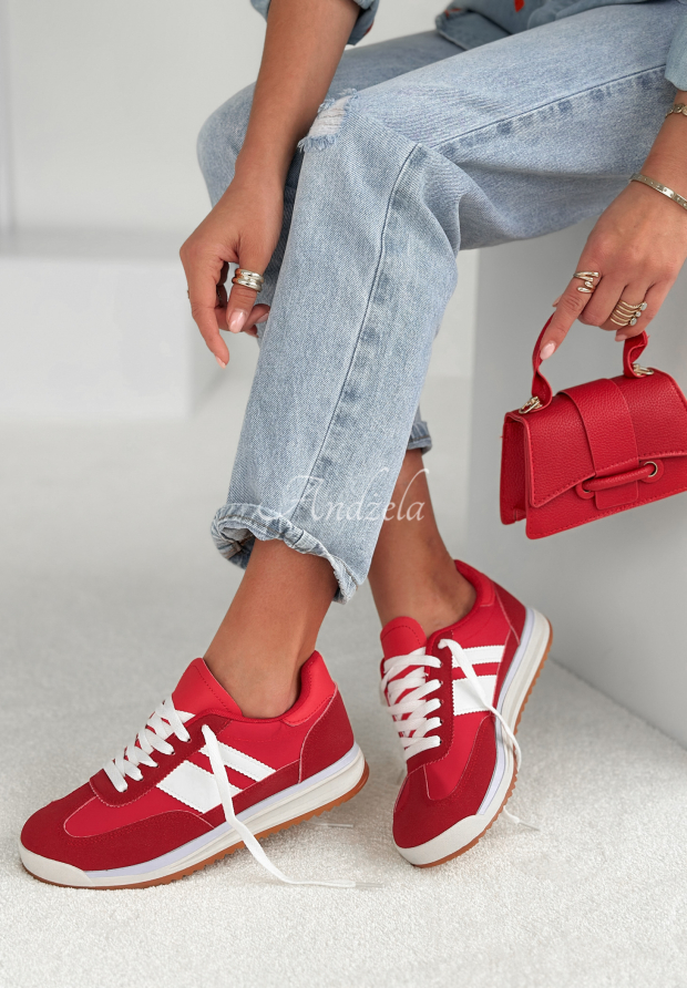 Sneakers Miles Away Rot - Andżela Online Shop
